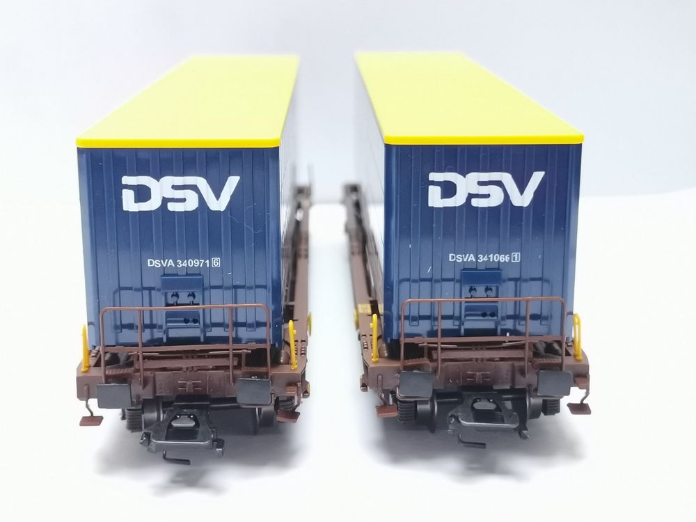 Märklin H0 47111 Taschenwagen-Set DSV (Neu und originalverpackt) in ...