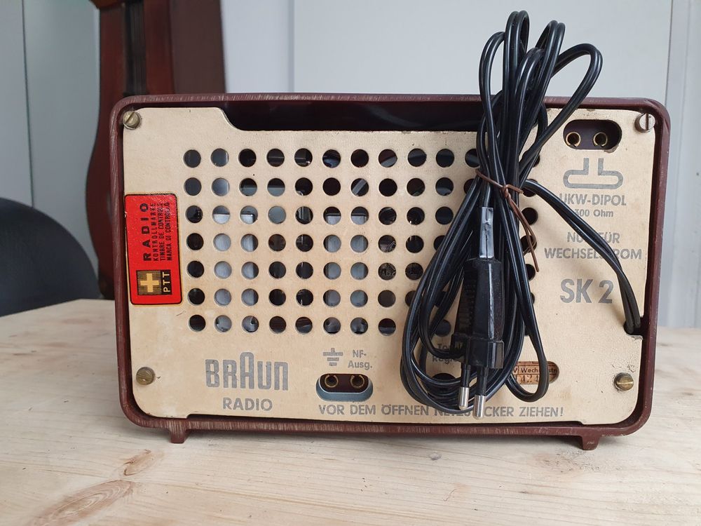 Braun Kleinsuper SK2 Röhrenradio Designklassiker 50er Jahre (Defekt) in ...