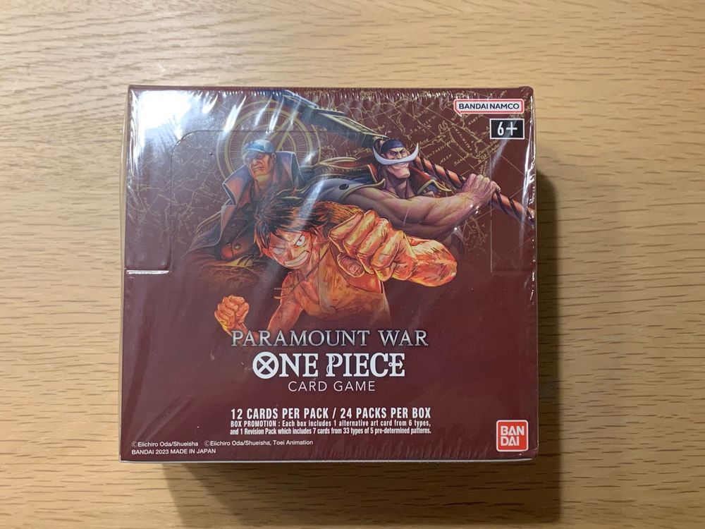 One Piece OP 02 Paramount War Booster Display Box Sealed (Neu und ...