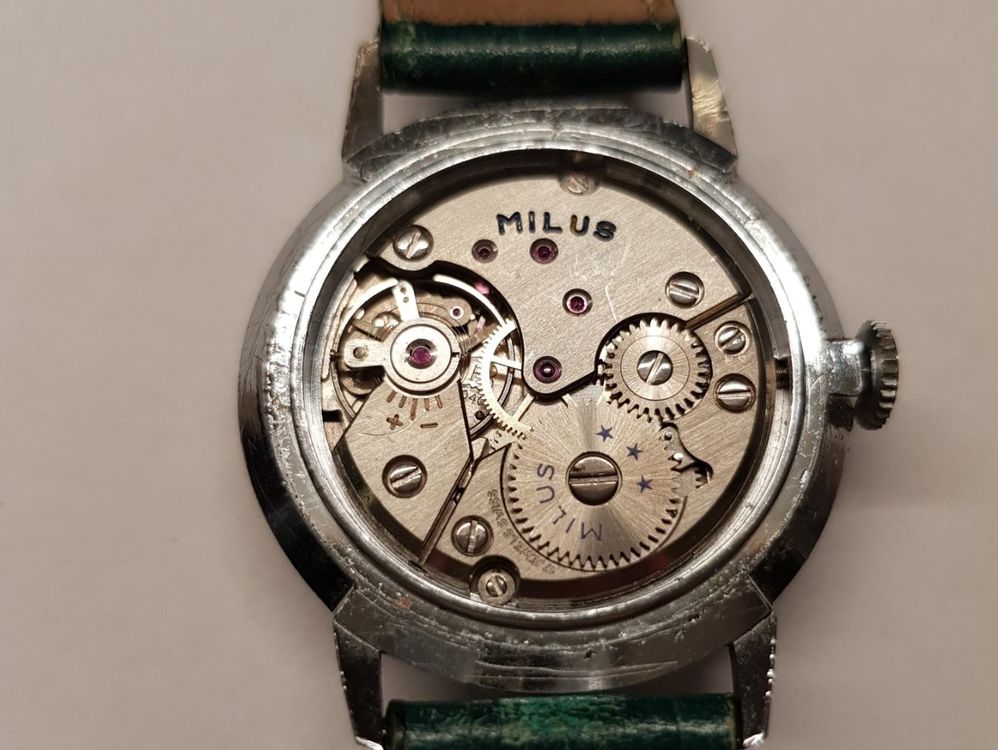 Milus Montre mécanique Special Flat 17 Jewels Old collector (D'occasion ...