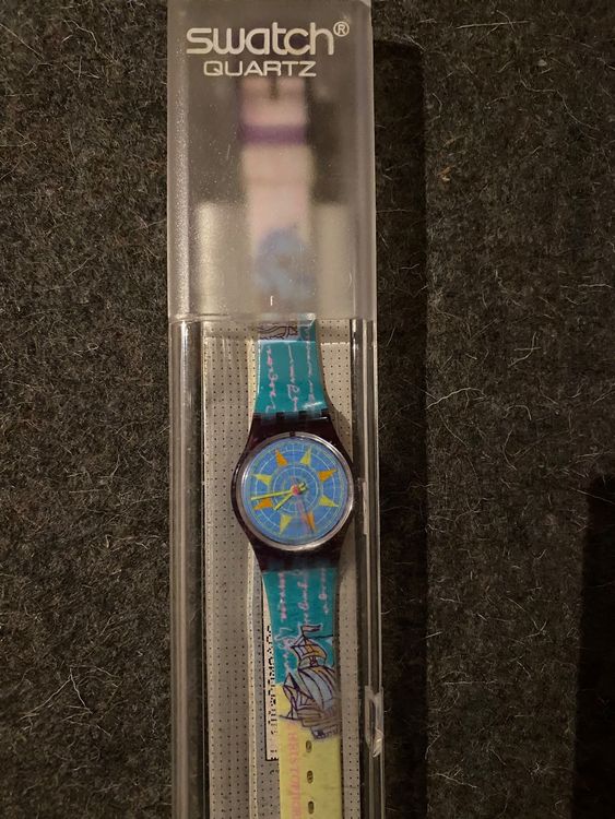 Vintage Swatch Lady COMPASS, 1991, LV 100, Originalbox (Neu und ...
