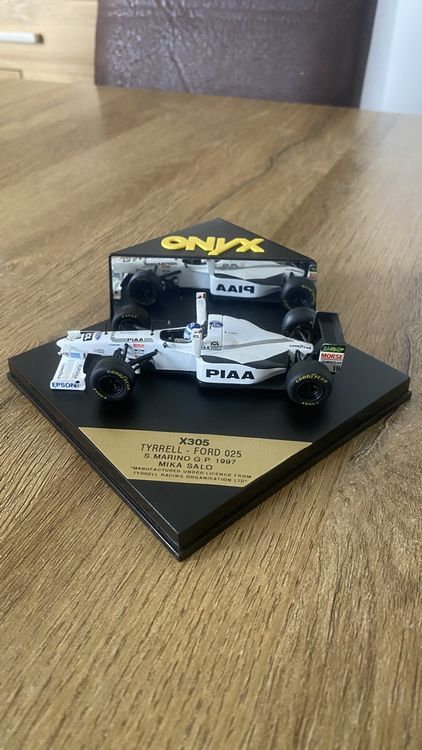 Tyrrell Ford 025 Mika Salo Onyx 1:43 F1 1997 (Neu (gemäss Beschreibung ...