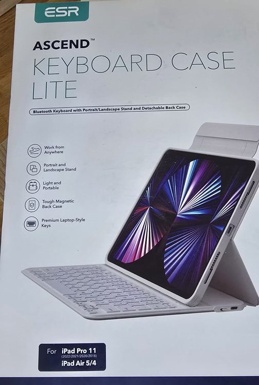 ESR Keyboard Case Lite für iPad Pro 11 & Air 5/4 Top! (Neu und ...