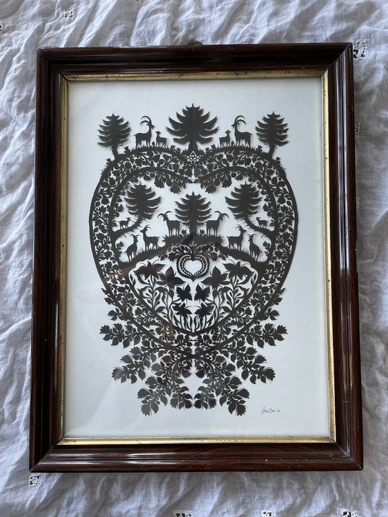 Scherenschnitt von Anita Buri (Neu (gemäss Beschreibung)) in Konolfingen für CHF 260 – mit ...