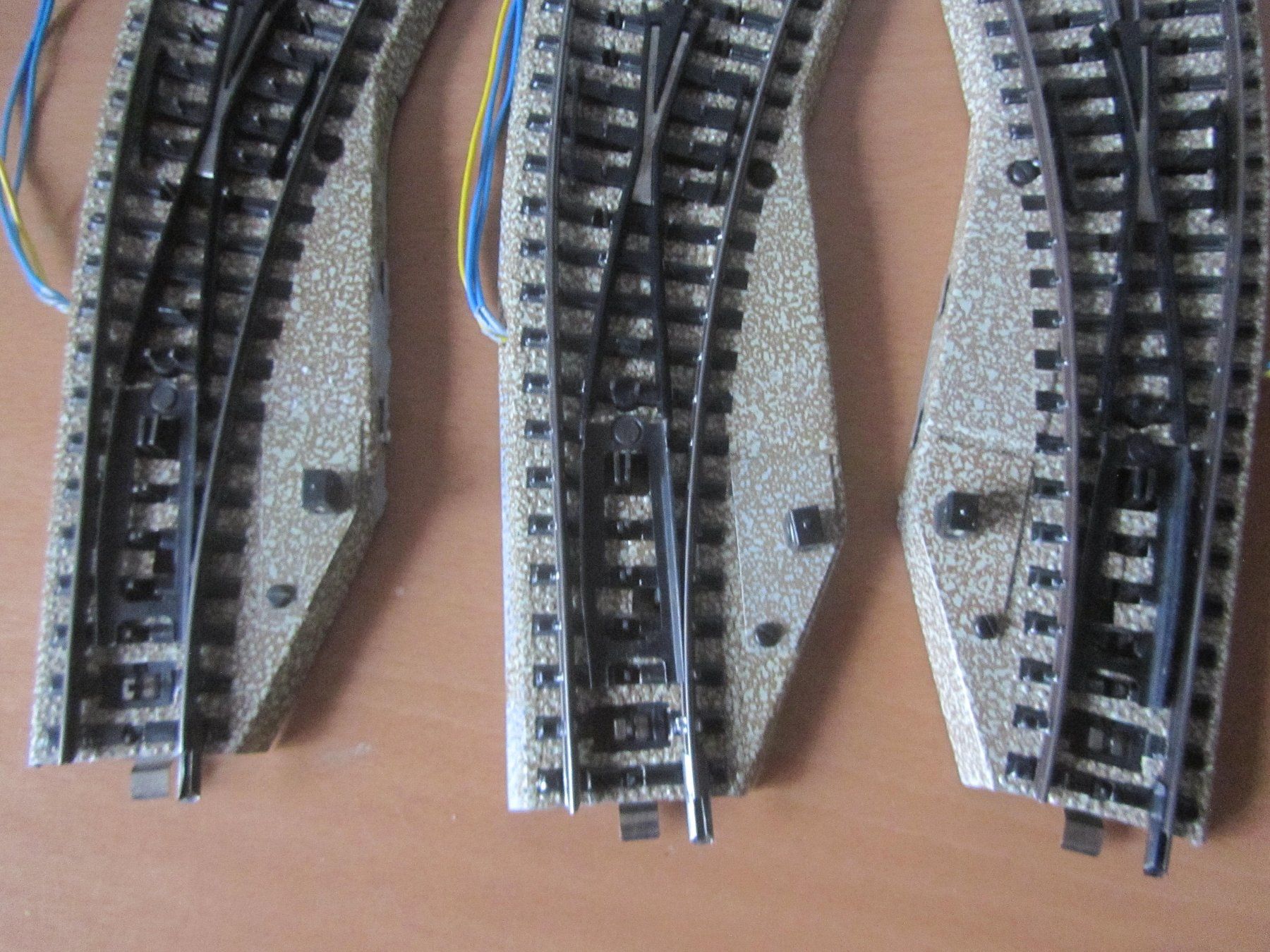 Märklin HO 5140 / 2x 5142 Bogen-Weiche R + 1x5141 Links (D'occasion) à ...