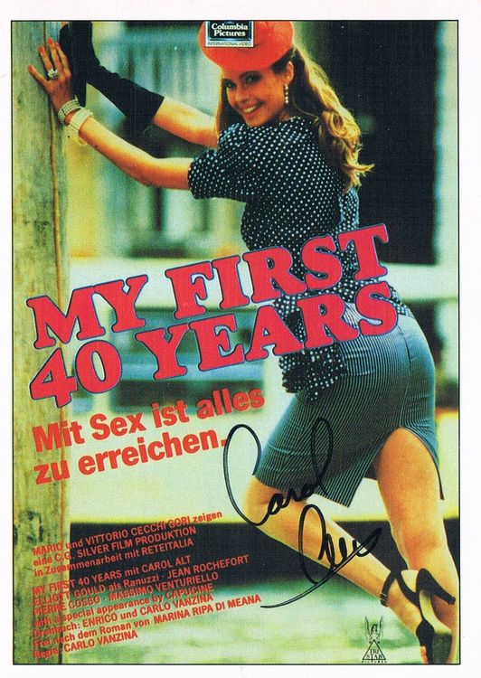 Carol Alt 1960- Autogramm signiert CINEMA Karte 10x15cm (Gebraucht) in ...