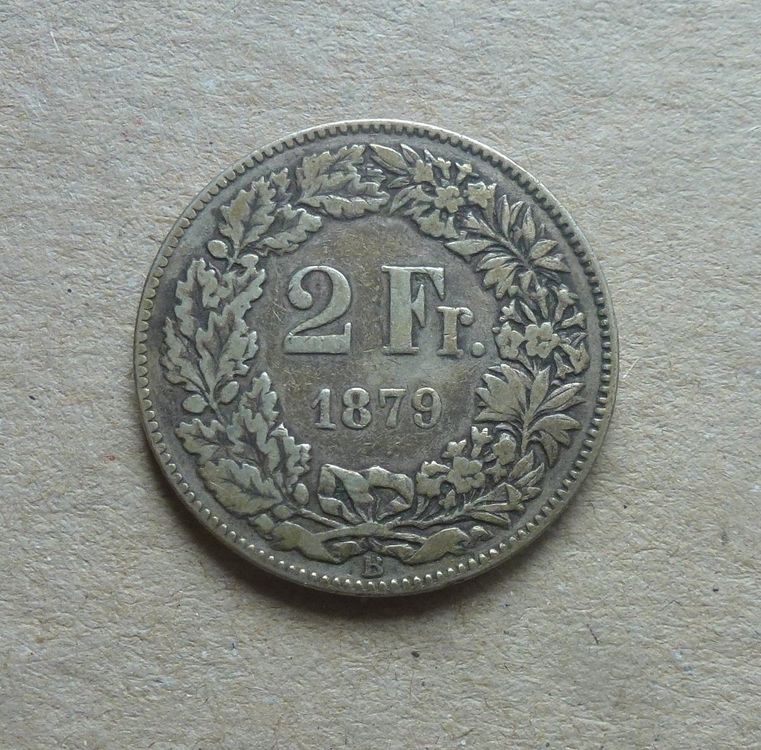 ++ 2.- Franken 1879 (Gebraucht) in Walkringen für CHF 24 – mit Lieferung auf Ricardo kaufen