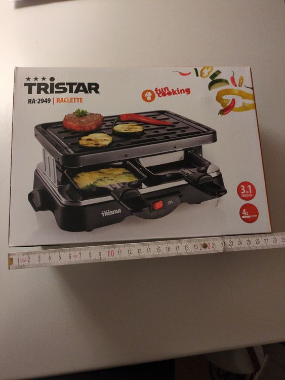 Tristar Raclette 3in1 Grillplatte 4 Personen neu (Neu und originalverpackt) in Wetzikon ZH für ...