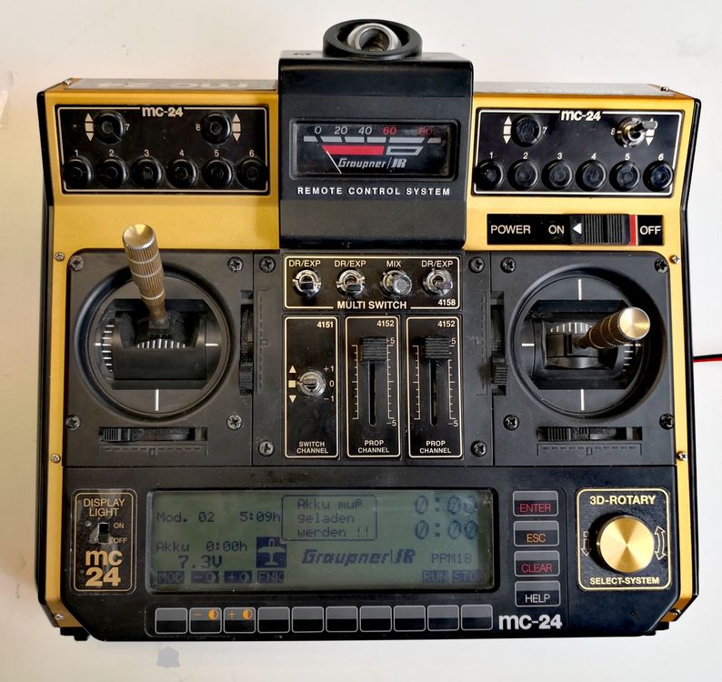 Graupner mc-24 GOLD EDITION, RC Fernbedienung Sender (Gebraucht) in Luzern für CHF 192 – mit ...