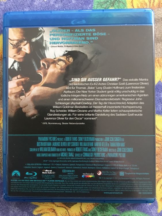 📀 Der Marathon Mann Blu Ray 📀 (Neu (gemäss Beschreibung)) in Blauen für CHF 9.9 – mit Lieferung ...