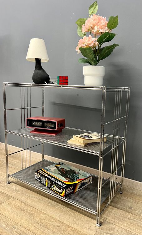 Vintage Design Regal Balton Metall Lochblech Regal | Kaufen auf Ricardo