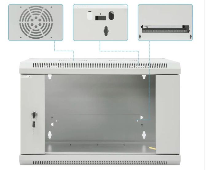 19 Zoll Rack für Wandmontage, 6HE (NEU & Originalverpackt) | Kaufen auf ...