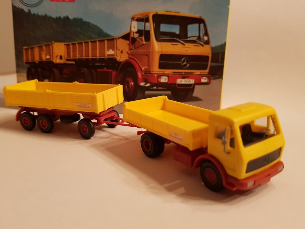 kibri HO, 1:87 10010 Wackenhut Mercedes Benz Hängerzug | Acheter sur ...