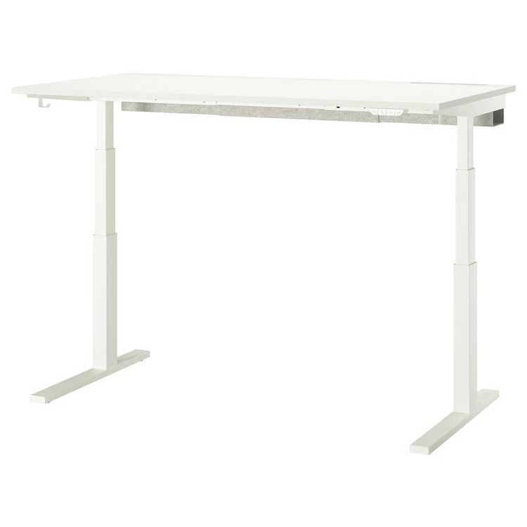 Schreibtisch IKEA MITTZON, 140x80cm, elektrisch weiss (Neu (gemäss ...