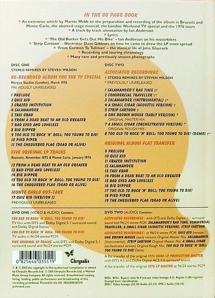 🎸 RARE ! JETHRO TULL - TOO OLD - TV SPECIAL ED. -MINT ! 🎸 (Neu (gemäss ...