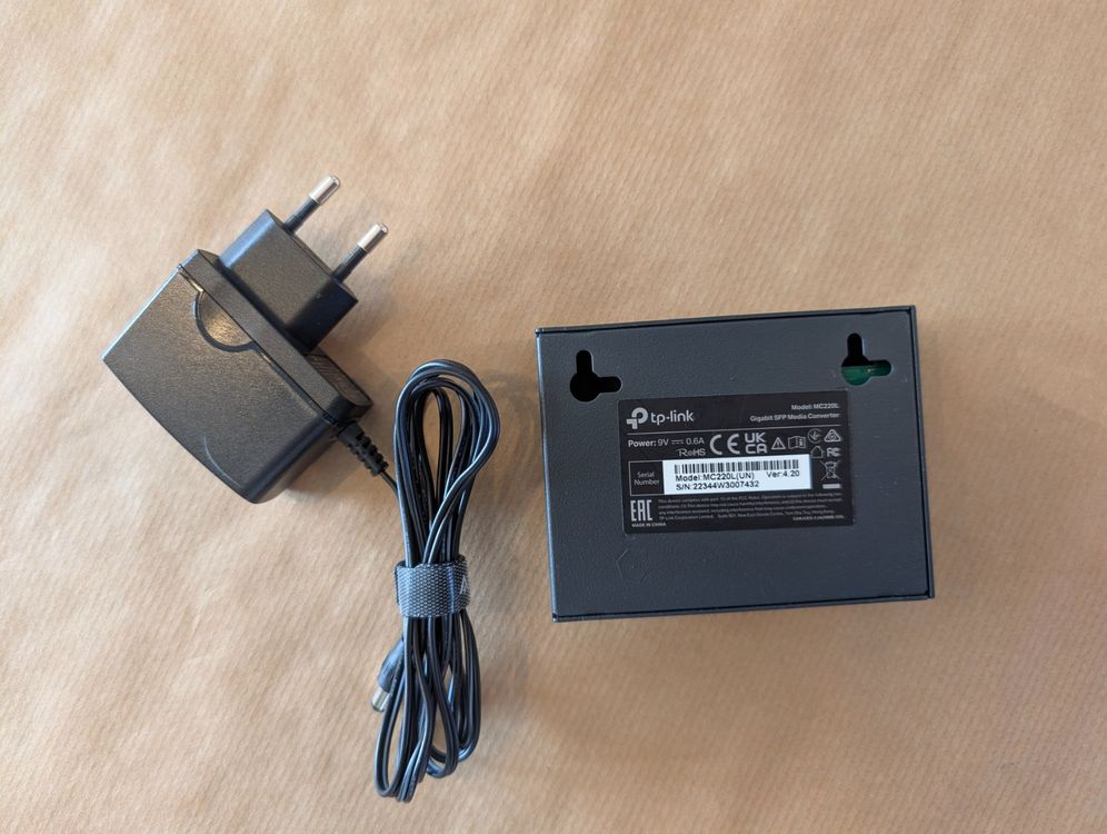 TP-Link Omada Gigabit-SFP-Medienkonverter MC220L v4.20 (Gebraucht) in ...