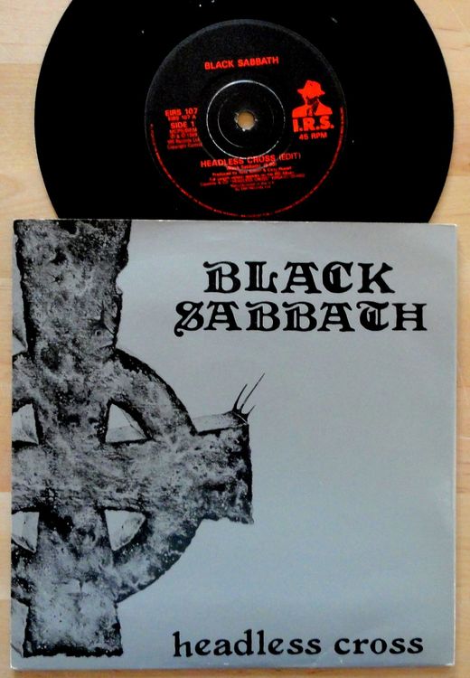 SI BLACK SABBATH headless cross 1989 mint IRS UK PRESS rar (Gebraucht ...