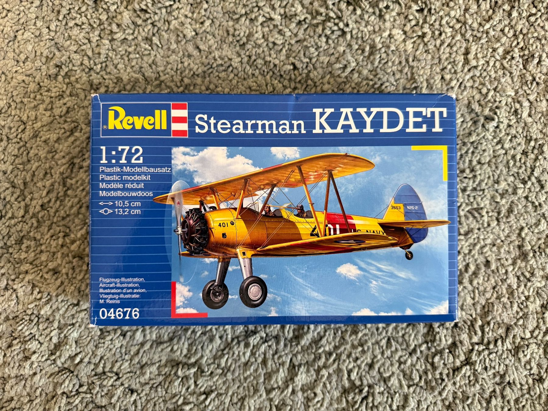 Revell Stearman Kaydet 1:72 mit Originalklebstoff (Neu (gemäss ...