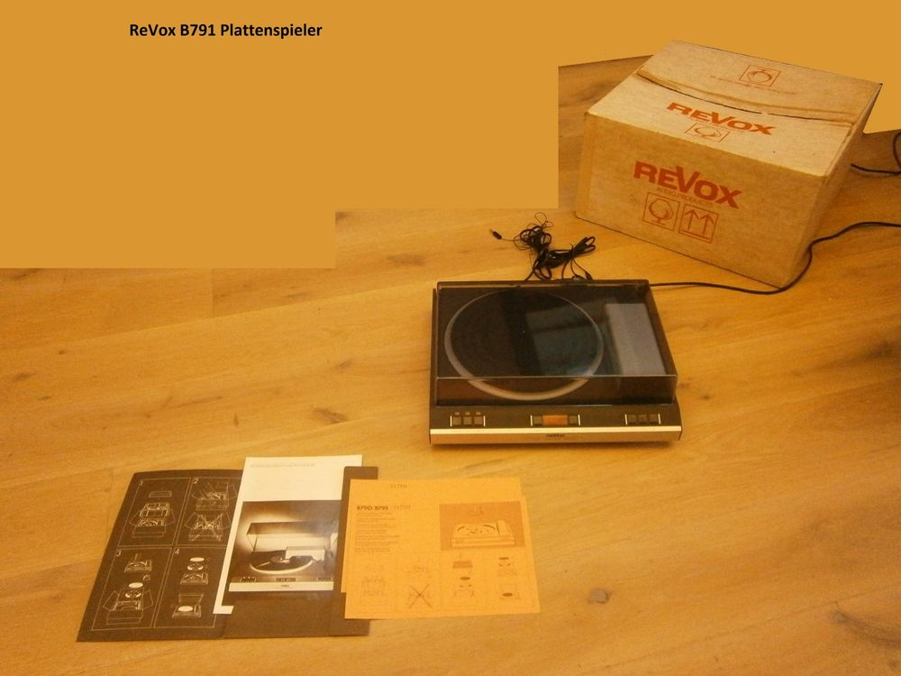 ReVox B791 Plattenspieler | Kaufen auf Ricardo