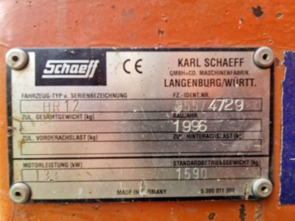 Schaeff HR12 Miniraupenbagger | Kaufen auf Ricardo
