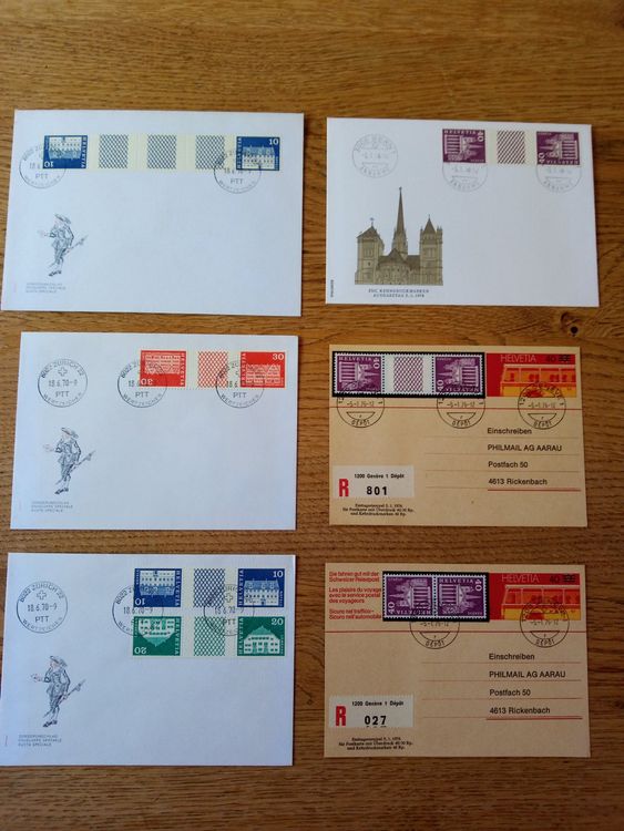 FDC Kehrdrucke Briefe/ Postkarten (Gebraucht) in Forch für CHF 1 – mit Lieferung auf Ricardo kaufen