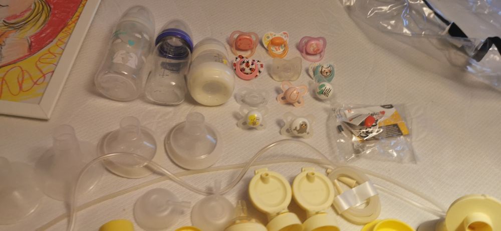 Medela Elektrische doppell Milmpumpnd Baby Flaschen & Nuggis (Neu ...