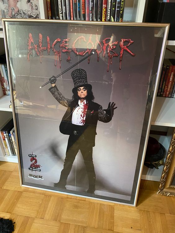 Alice Cooper Poster inklusive Kunststoff Rahmen (Gebraucht) in Basel ...