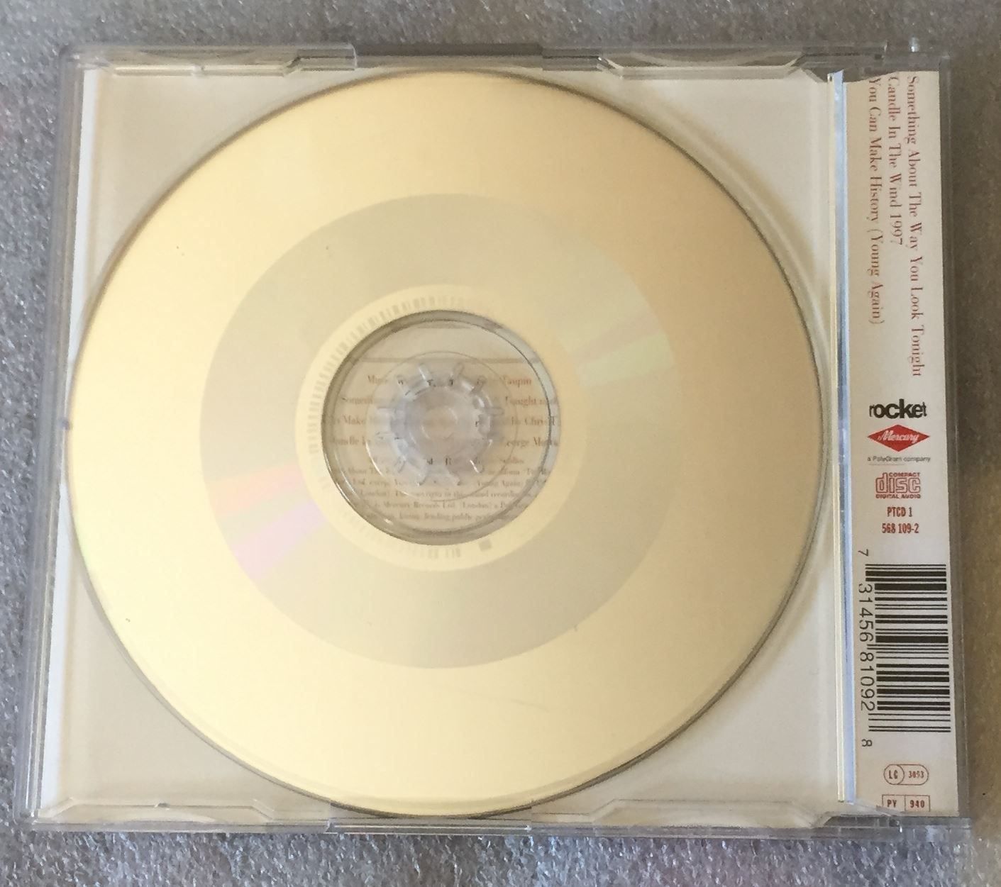 Elton John Candle In The Wind 1997 CD single Parfait état (Gebraucht ...