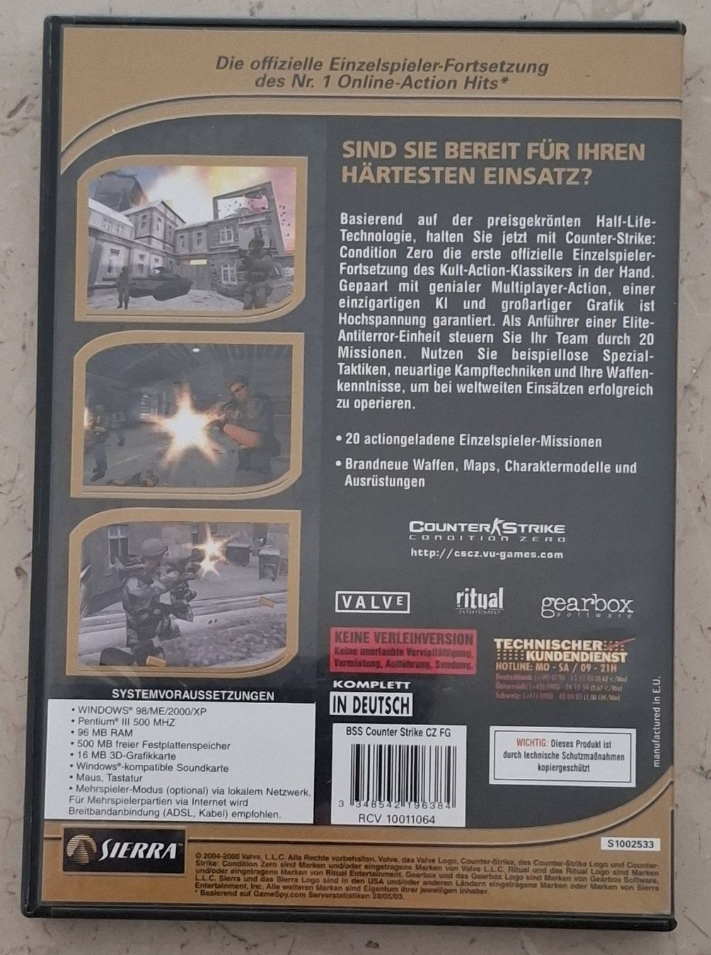 Counterstrike - Condition Zero (Gebraucht) in Liebefeld für CHF 2 – mit ...