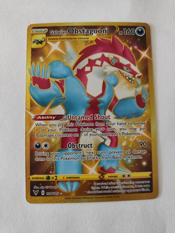 Obstagoon Galarian 198/185 Vivid Voltage "Mint" | Kaufen auf Ricardo