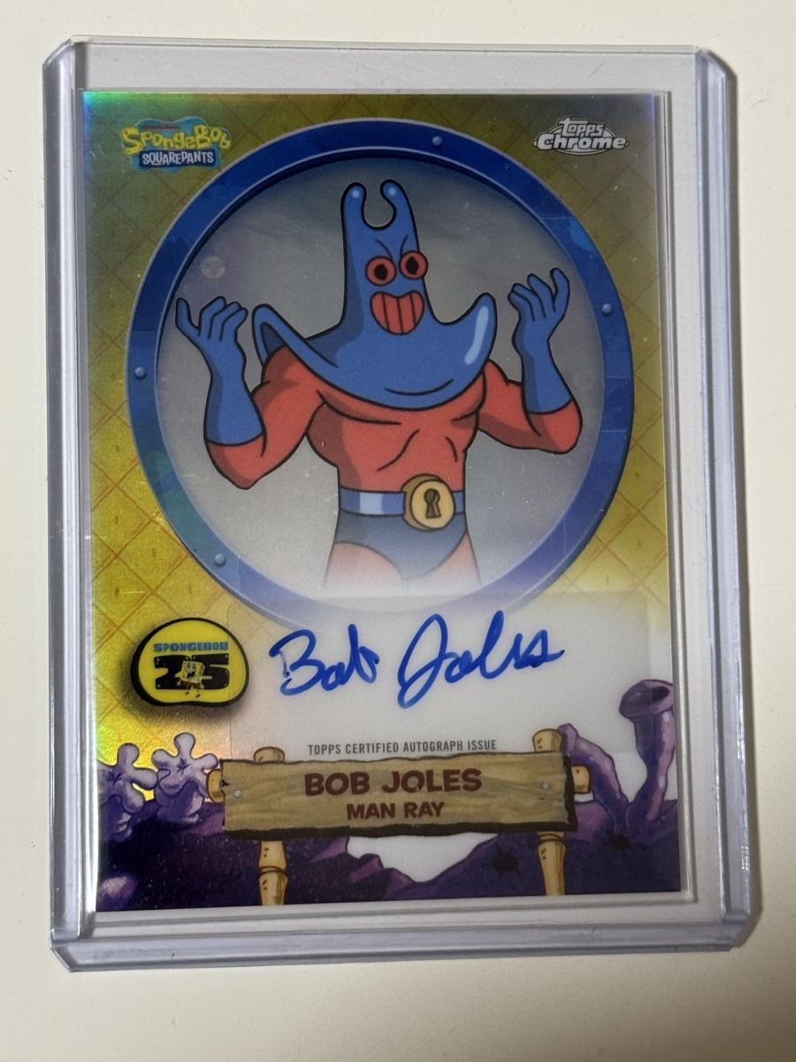 2025 Topps Chrome Spongebob Bob Joles Man Ray SA-MR (Neu (gemäss ...