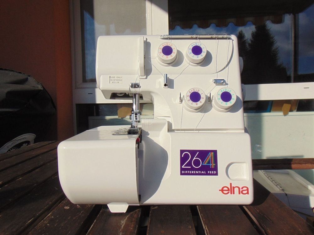 Overlock Nähmaschine Elna extend 264 neu, Gratis-Versand (Neu und ...
