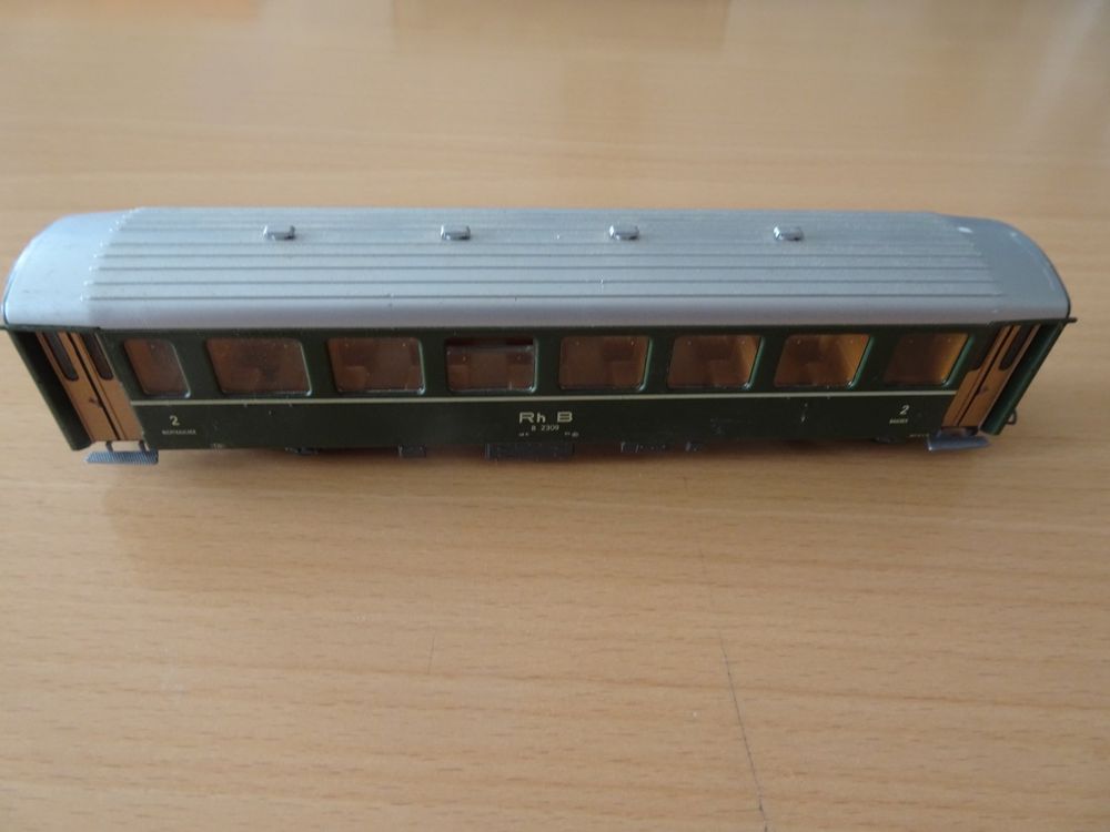 BEMO Personenwagen, grün, RhB, HOe - HOm, (Gebraucht) in Stäfa für CHF ...