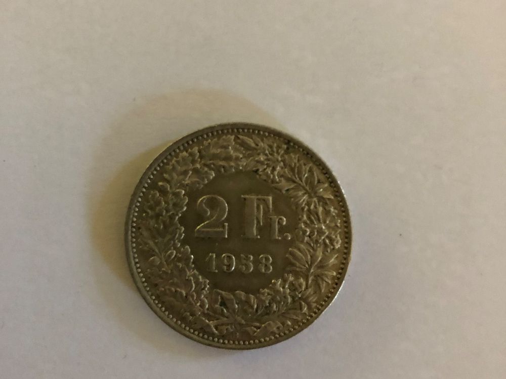 Münze 2.- 1958 | Kaufen auf Ricardo