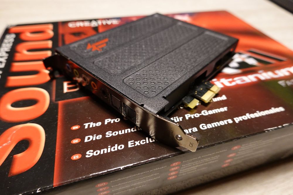 Soundkarte Creative Sound Blaster X-FI Titanium SB0880 PCI-E (Gebraucht ...
