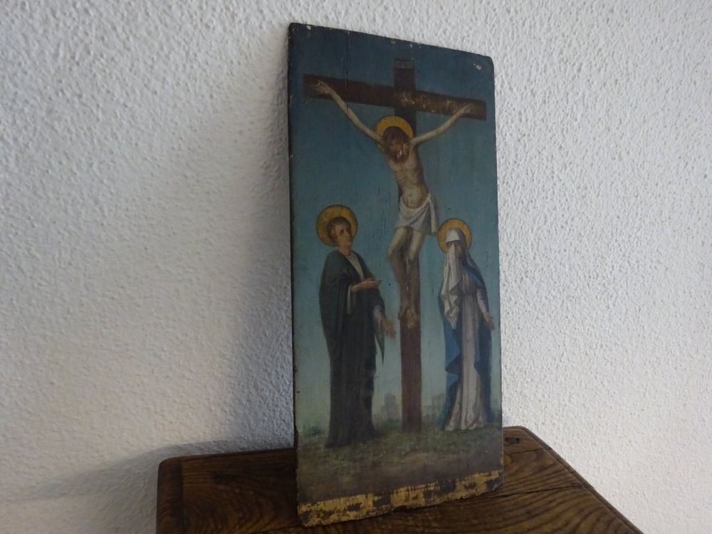 Antike Ikone Icône / Kreuzigung Christi (Gebraucht) in Esslingen für CHF 350 – mit Lieferung auf ...