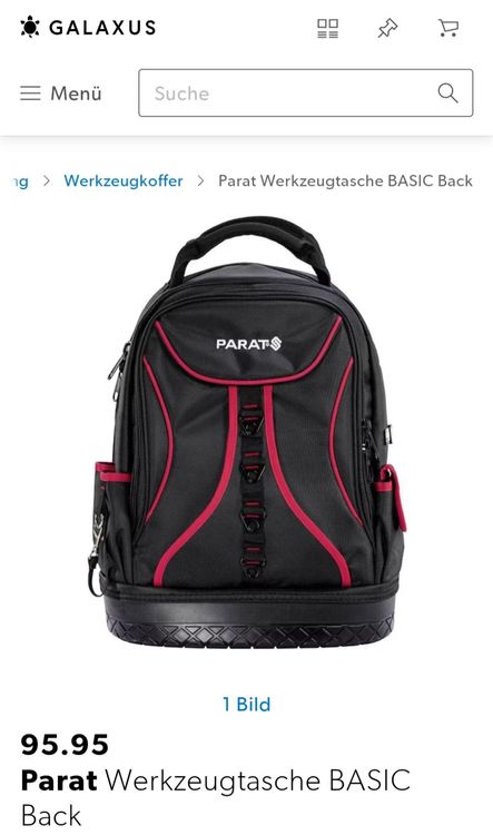 Parat Werkzeugtasche / Rucksack BASIC Back (Neu (gemäss Beschreibung)) in Basel für CHF 57 – mit ...
