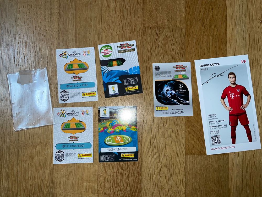 Lot autographes Mario Gotze | Kaufen auf Ricardo