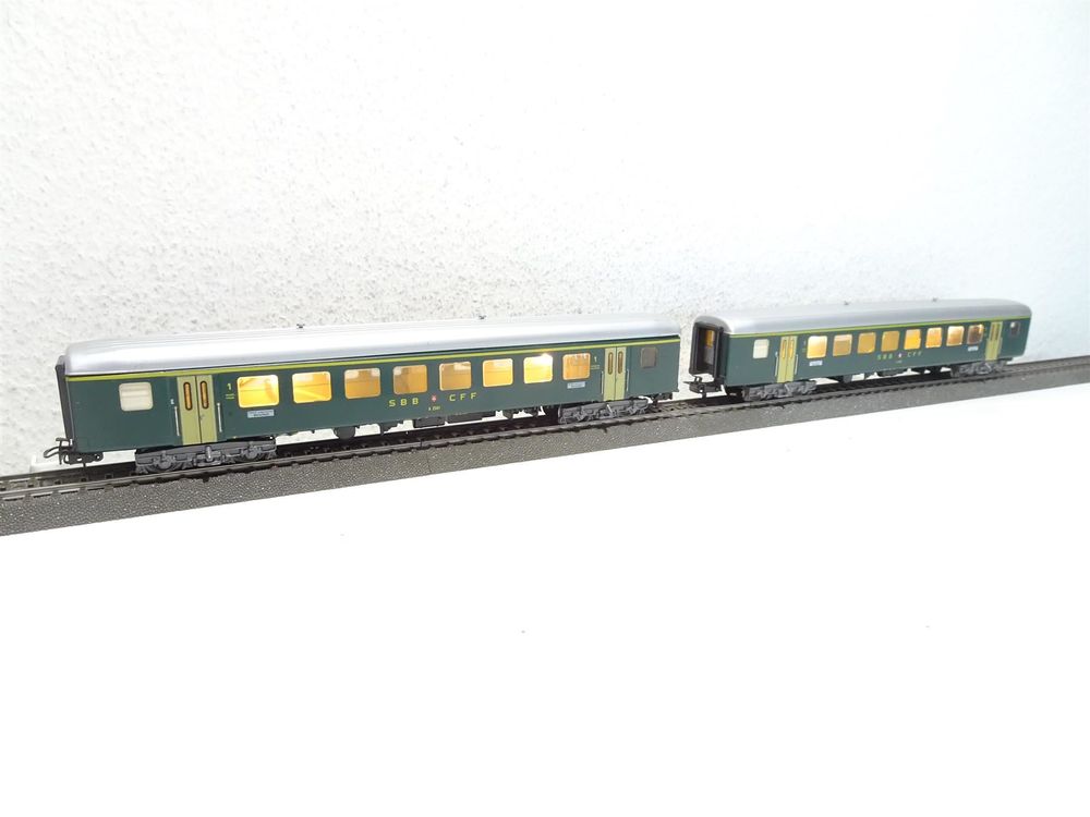 2 Märklin Personenwagen SBB A2561 HO (15 | Kaufen auf Ricardo