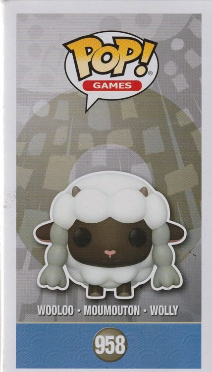 FUNKO POP! POKEMON 958 WOOLOO - MOUMOUTON - WOLLY new (Neu (gemäss ...