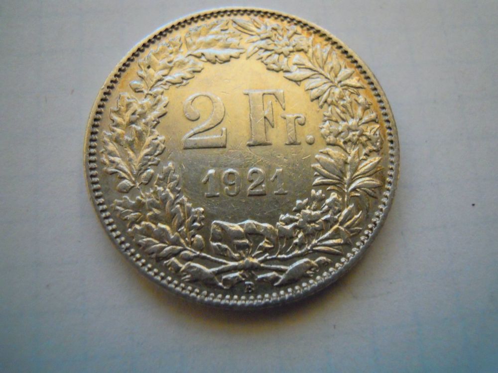 2 Fr. 1921 -vorz | Kaufen auf Ricardo