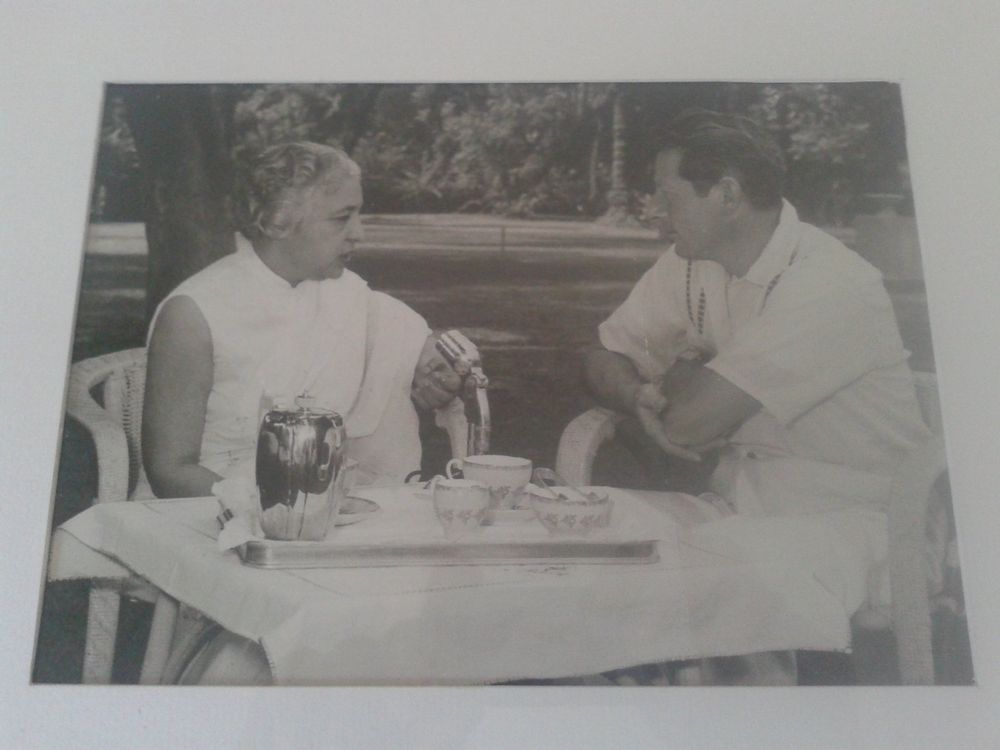 Original Foto Danny Kaye + UNO Pres.Mrs. Pandit, India 1954 (Neu ...