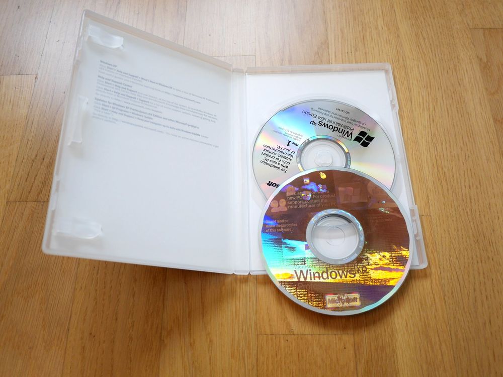 Windows XP Professinal 64-Bit (Gebraucht) in Dietwil für CHF 30 – mit ...