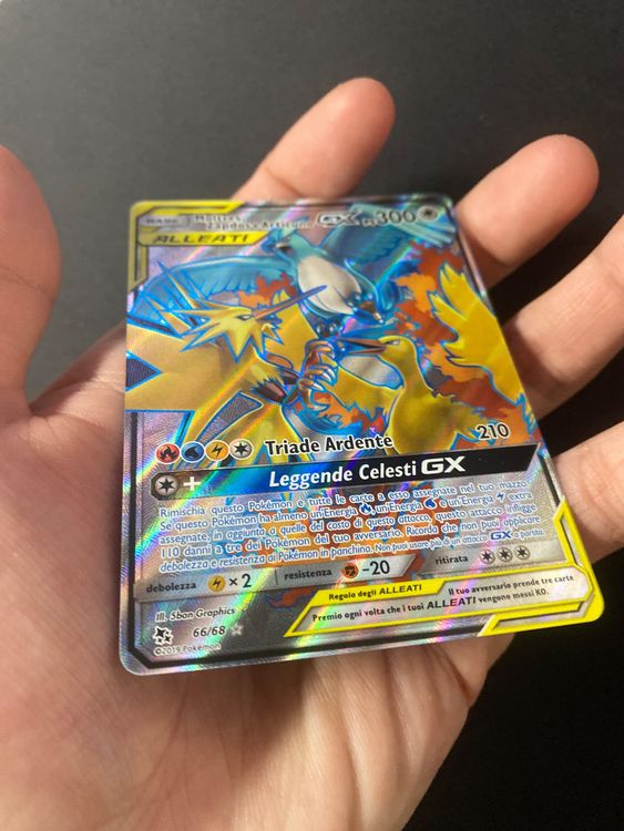 Moltres & Zapdos & Articuno GX 66 - Hidden Fates - ITA (Neu (gemäss ...