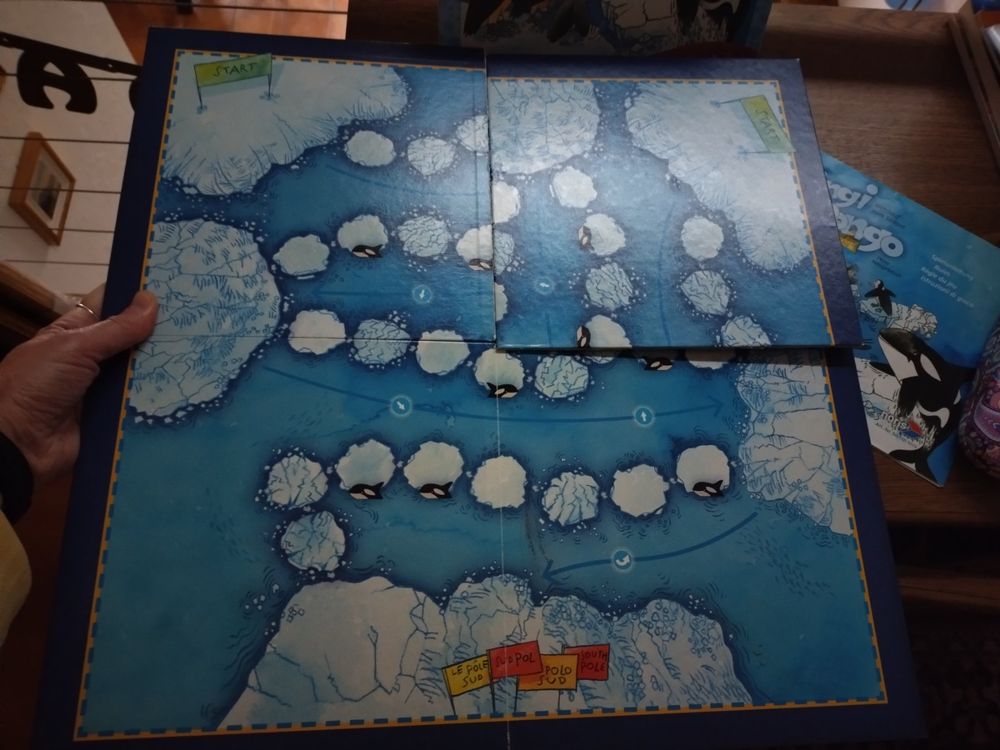 NORIS "Pingi Pongo Wettlauf zum Pol", komplett mit Anleitung (Gebraucht) in Densbüren für CHF 3 ...