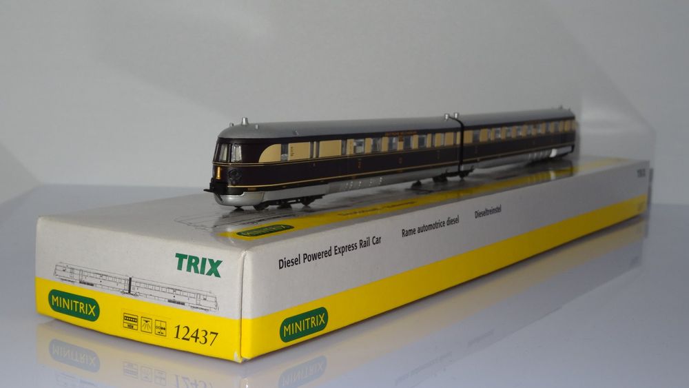 Minitrix 12437, Diesel - Triebwagen, (Neu (gemäss Beschreibung)) in ...