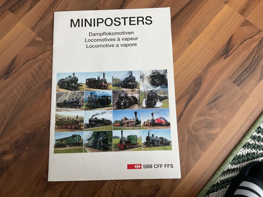 SBB CFF FFS Mini Poster Sammlung - Dampflokomotiven (Neu (gemäss ...