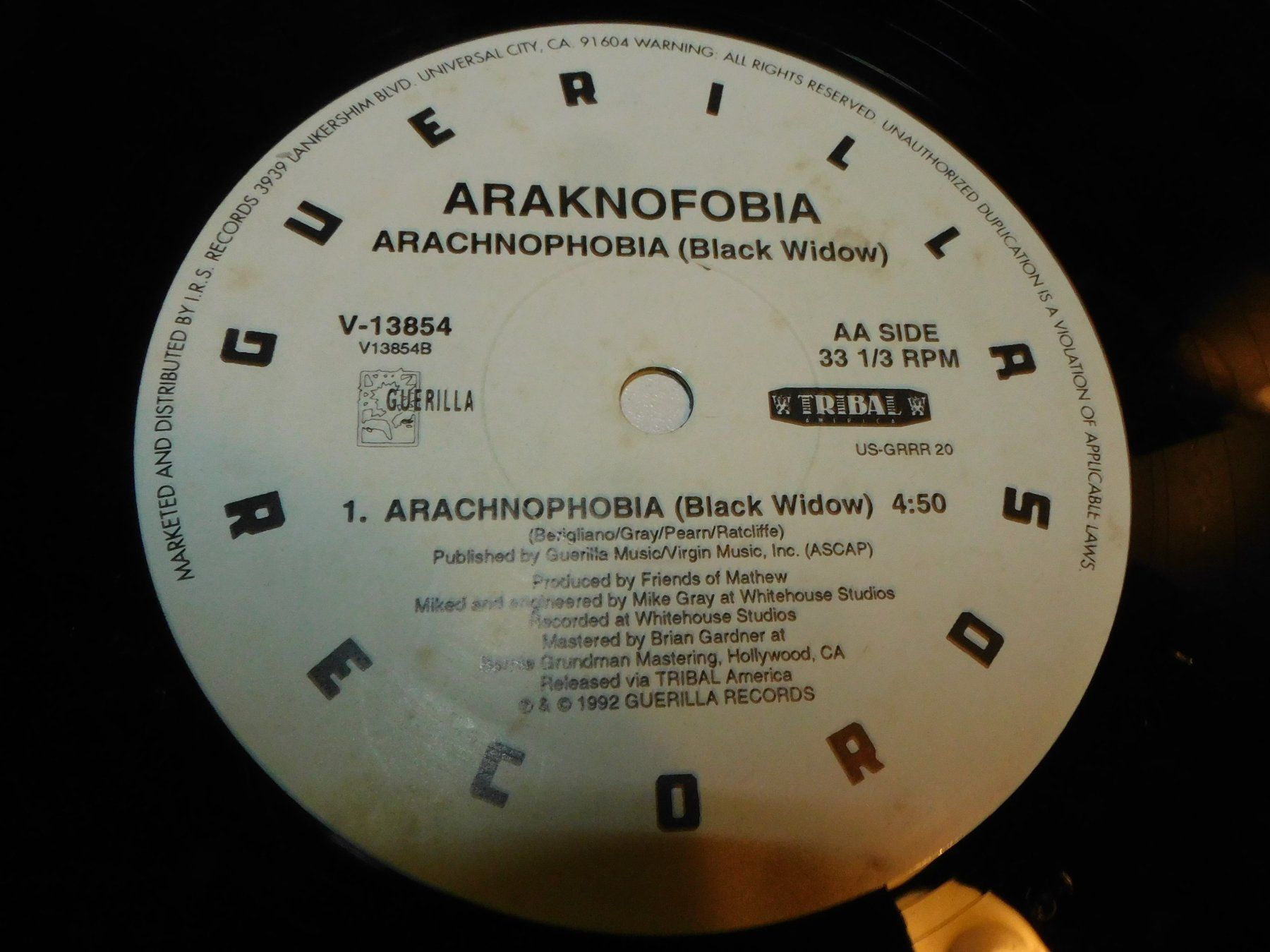 Lp - ARAKNOFOBIA BLACK WIDOW - House Mix Remix - Techno (Gebraucht) in ...