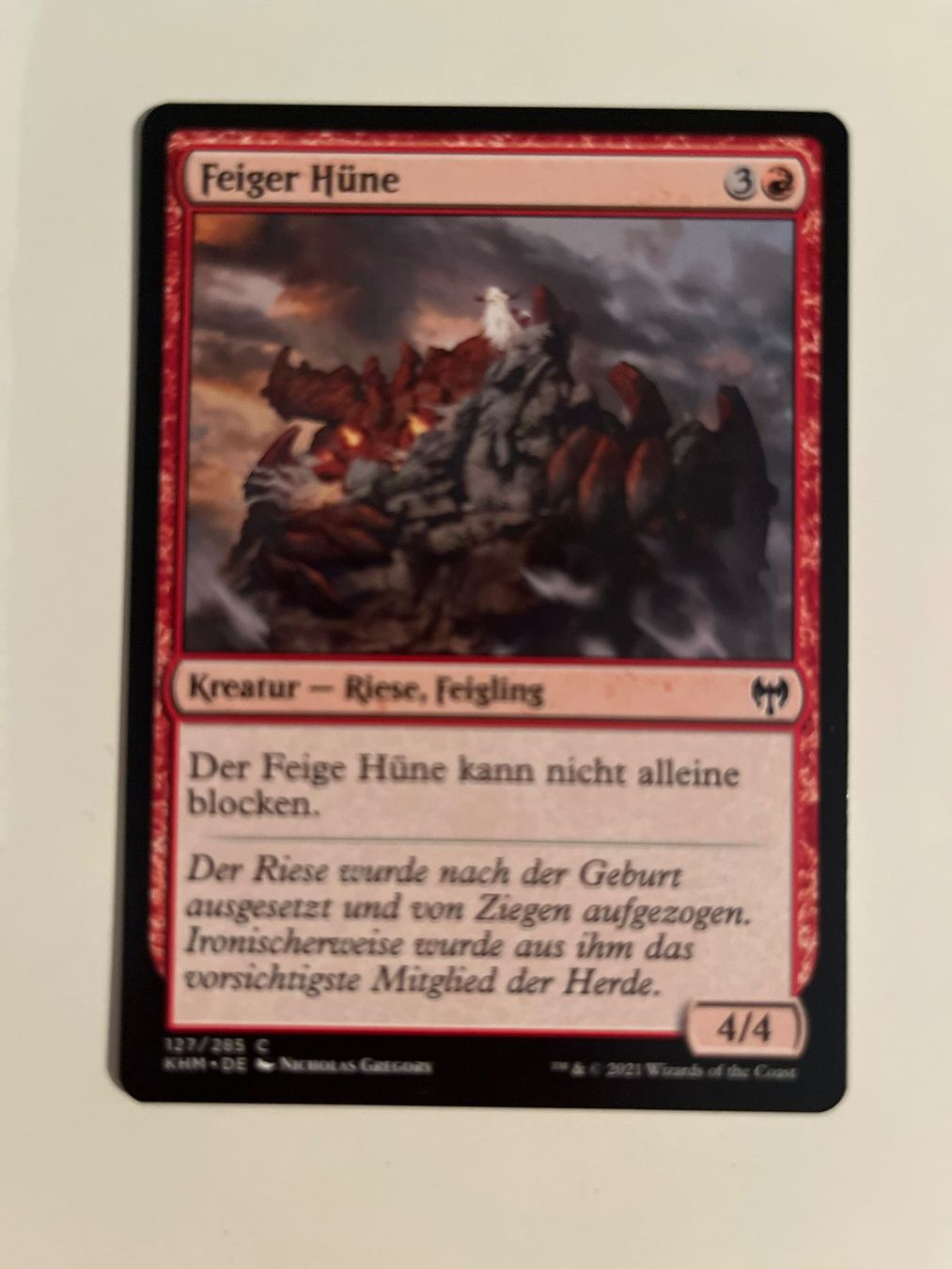 1 x Feiger Hüne - Magic: The Gathering - MtG (Gebraucht) in Kriens für ...
