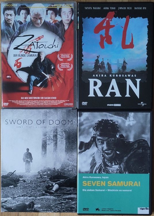 Samurai DVD-Sammlung (Akira Kurosawa/Kihachi Okamoto/Kitano) (Gebraucht) in Olten für CHF 10 ...